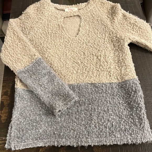 Jackets & Coats | Fuzzy Cut Out Sweater | Poshmark